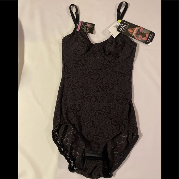 Bali | Intimates & Sleepwear | New Bali Body Black Lace Body Shaper 34b ...